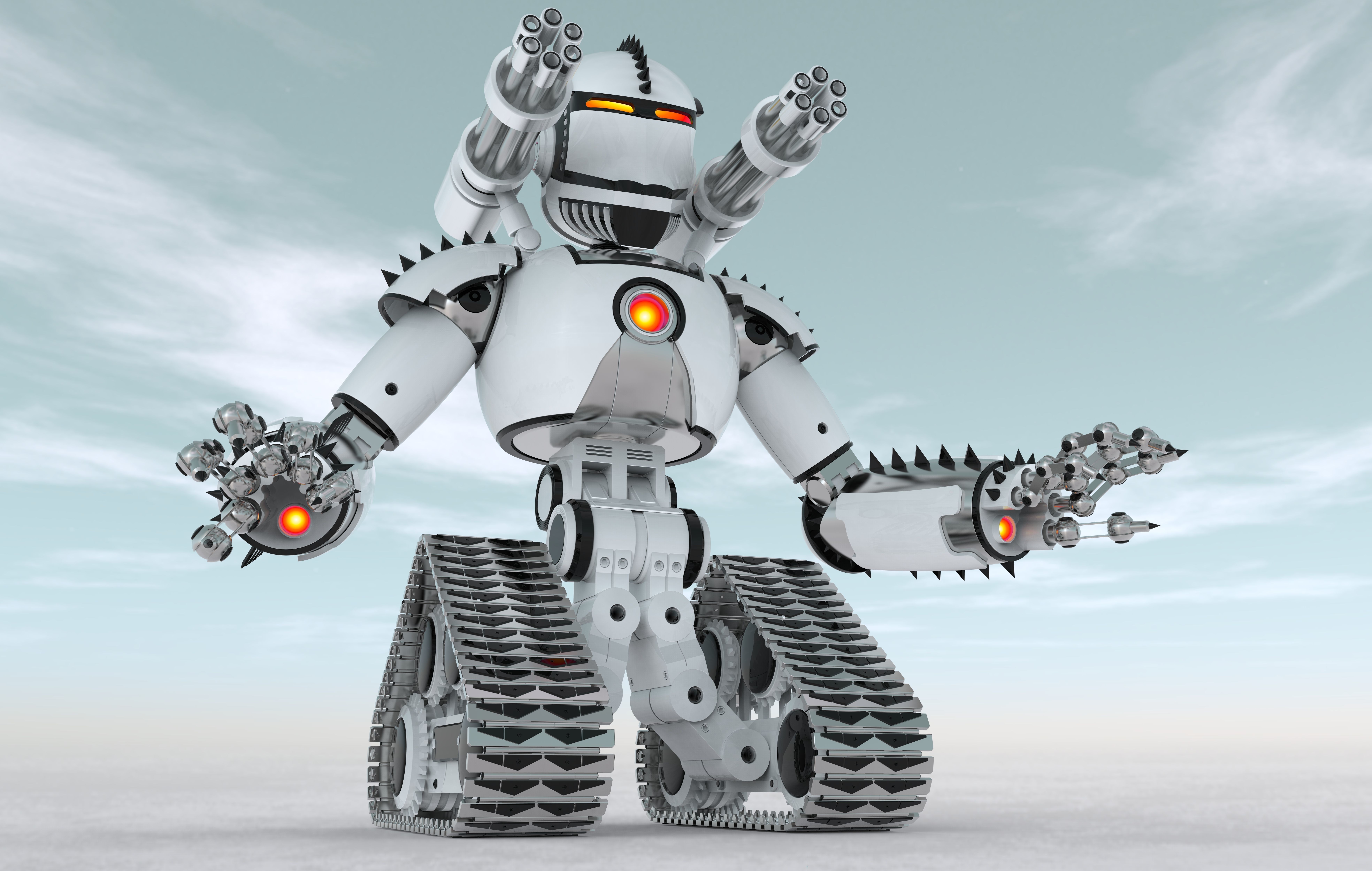 Crawler Terminator 3D Model Robot 3D model 3D printable | CGTrader