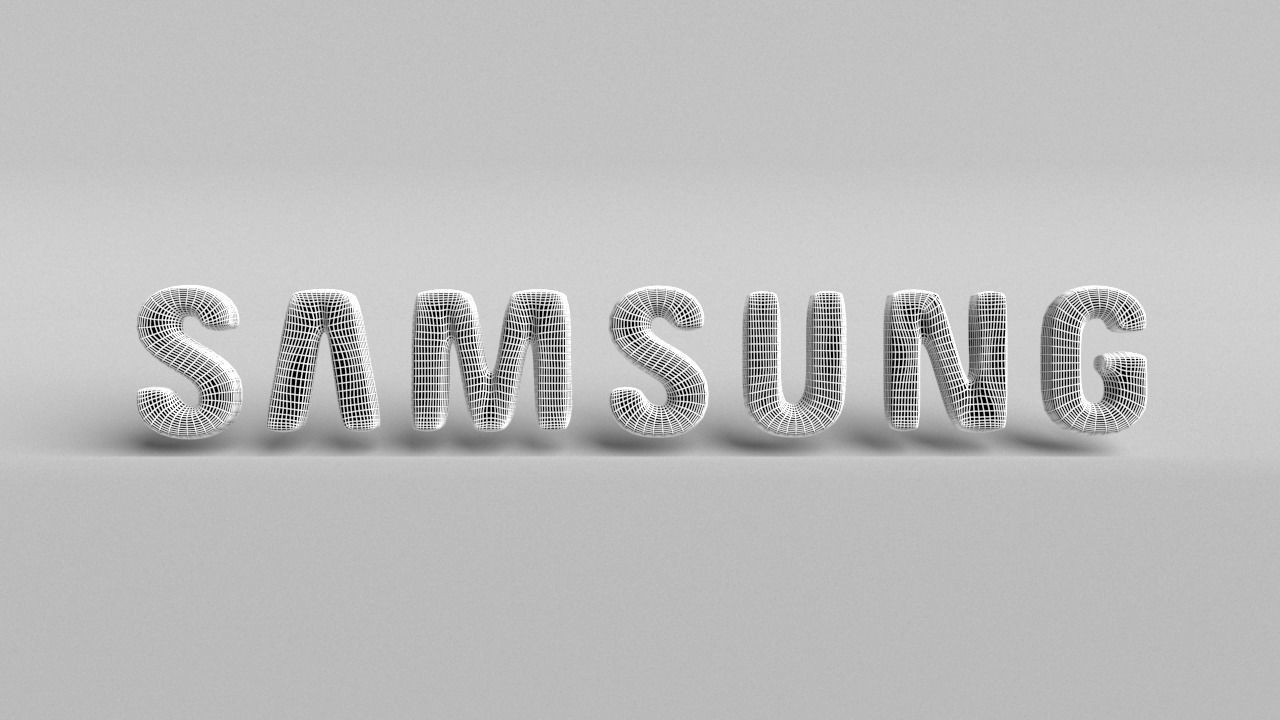 Samsung Logo 02 free VR / AR / low-poly 3D model | CGTrader