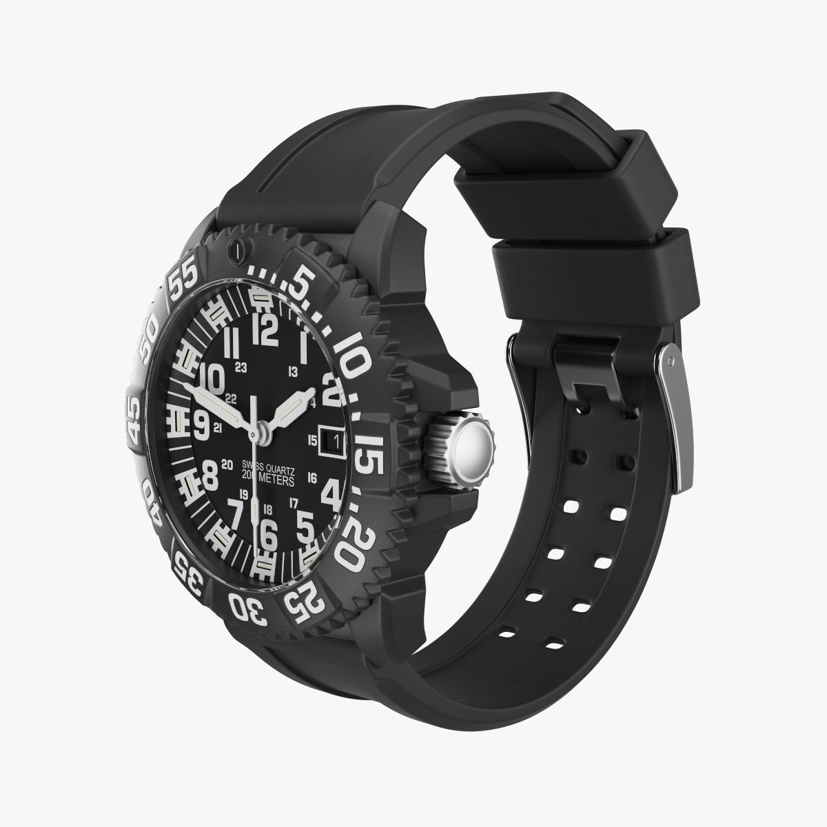 Military Watch 2 3D model | CGTrader