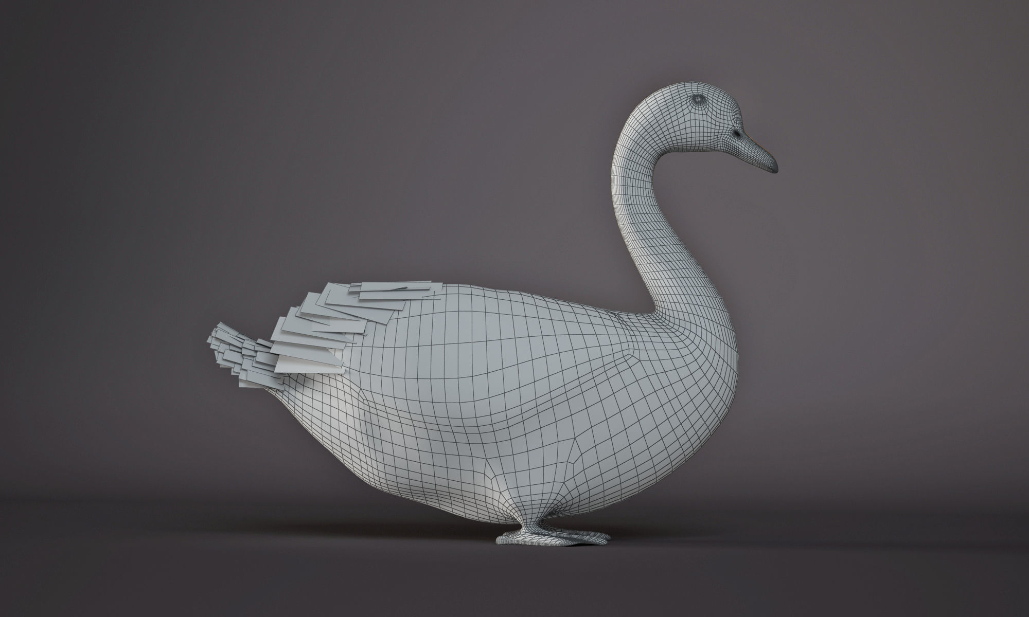 White Swan 3D model | CGTrader