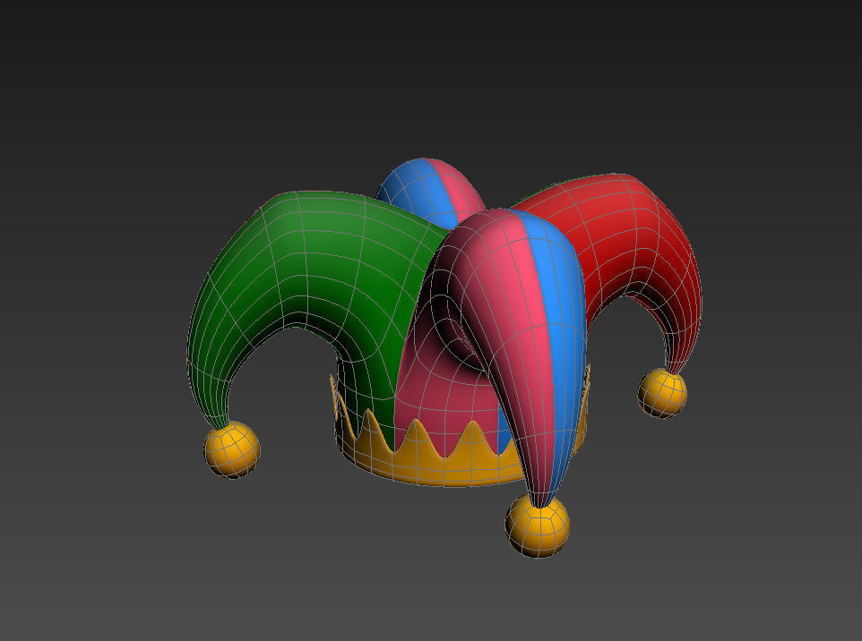 Jester Hat 3D model | CGTrader