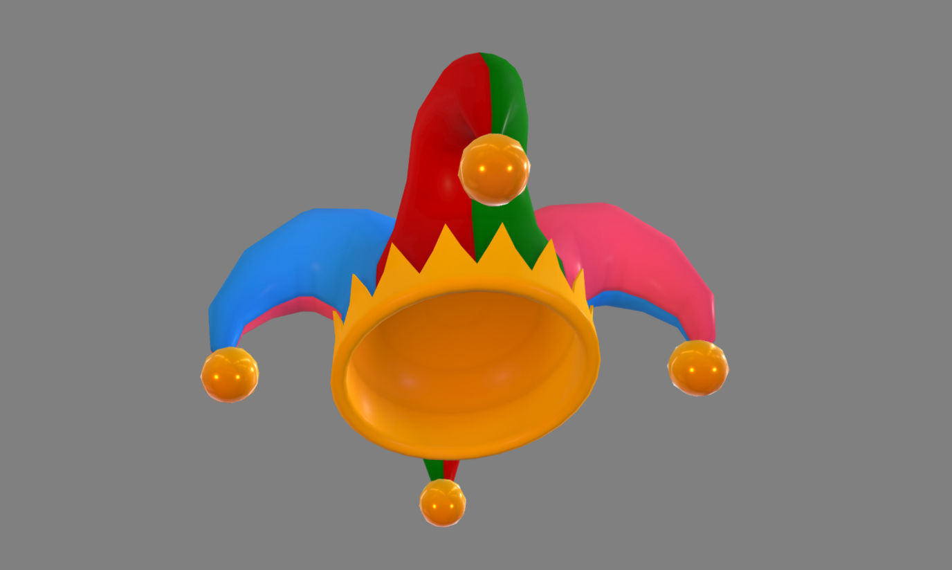 Jester Hat 3D model | CGTrader