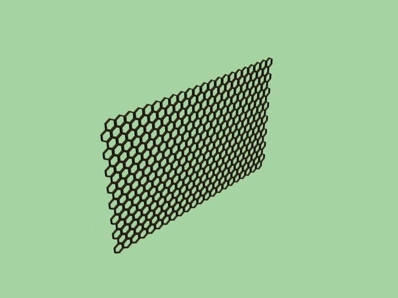 Printable Honeycomb mesh 3D model 3D printable | CGTrader