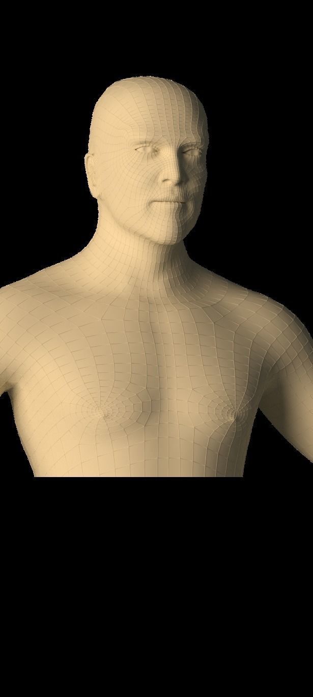 3D model caucasian man VR / AR / low-poly | CGTrader