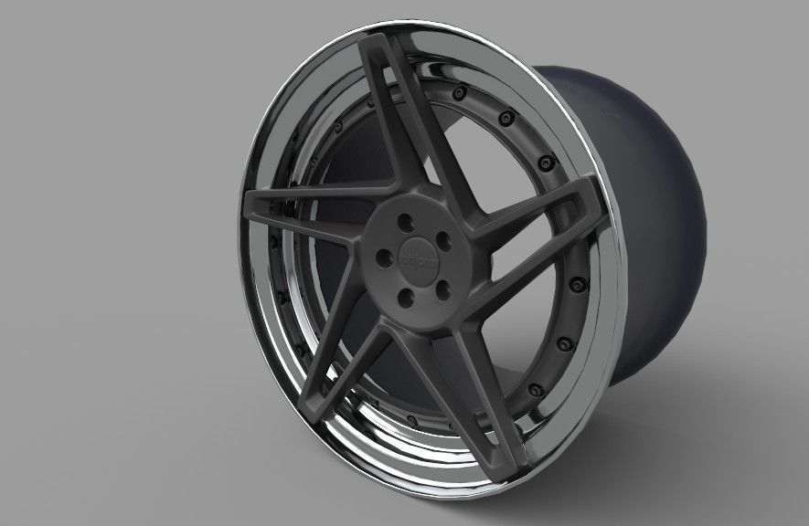 Rotiform CHD-T Wheels Game Ready Print Ready 3D model 3D printable | CGTrader