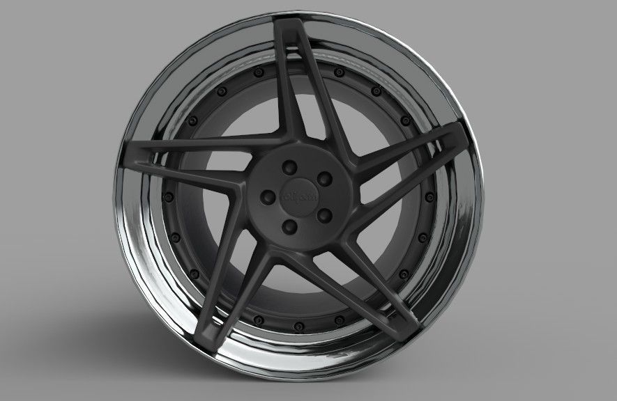 Rotiform CHD-T Wheels Game Ready Print Ready 3D model 3D printable | CGTrader