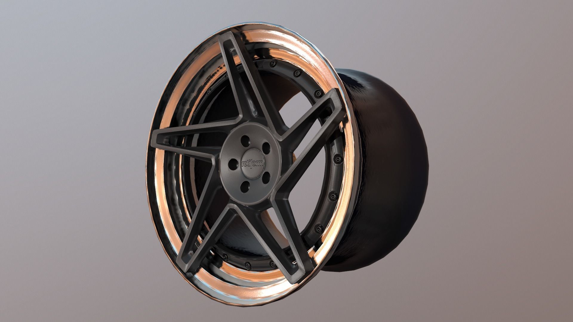 Rotiform CHD-T Wheels Game Ready Print Ready 3D model 3D printable | CGTrader