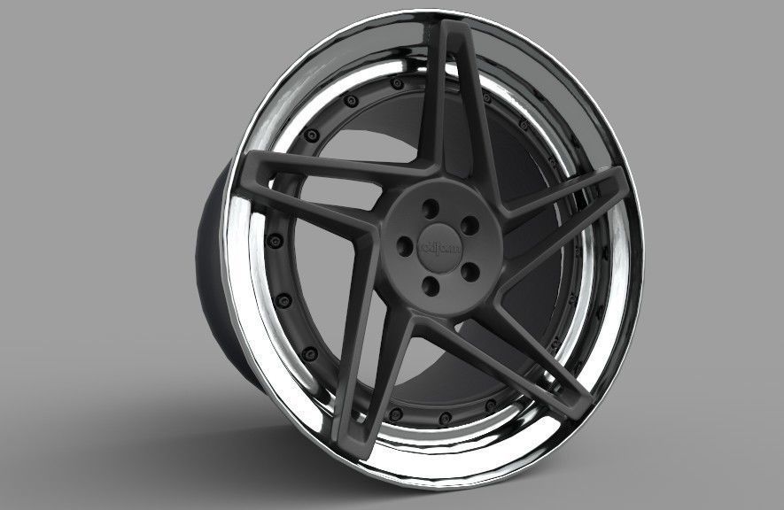 Rotiform CHD-T Wheels Game Ready Print Ready 3D model 3D printable | CGTrader
