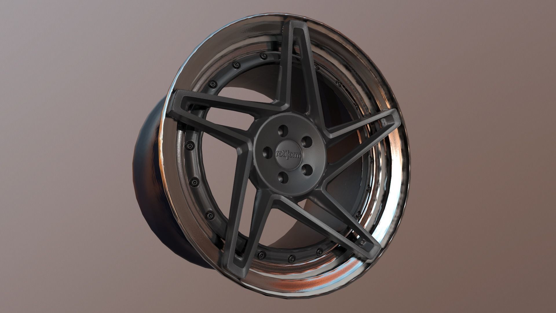 Rotiform CHD-T Wheels Game Ready Print Ready 3D model 3D printable | CGTrader
