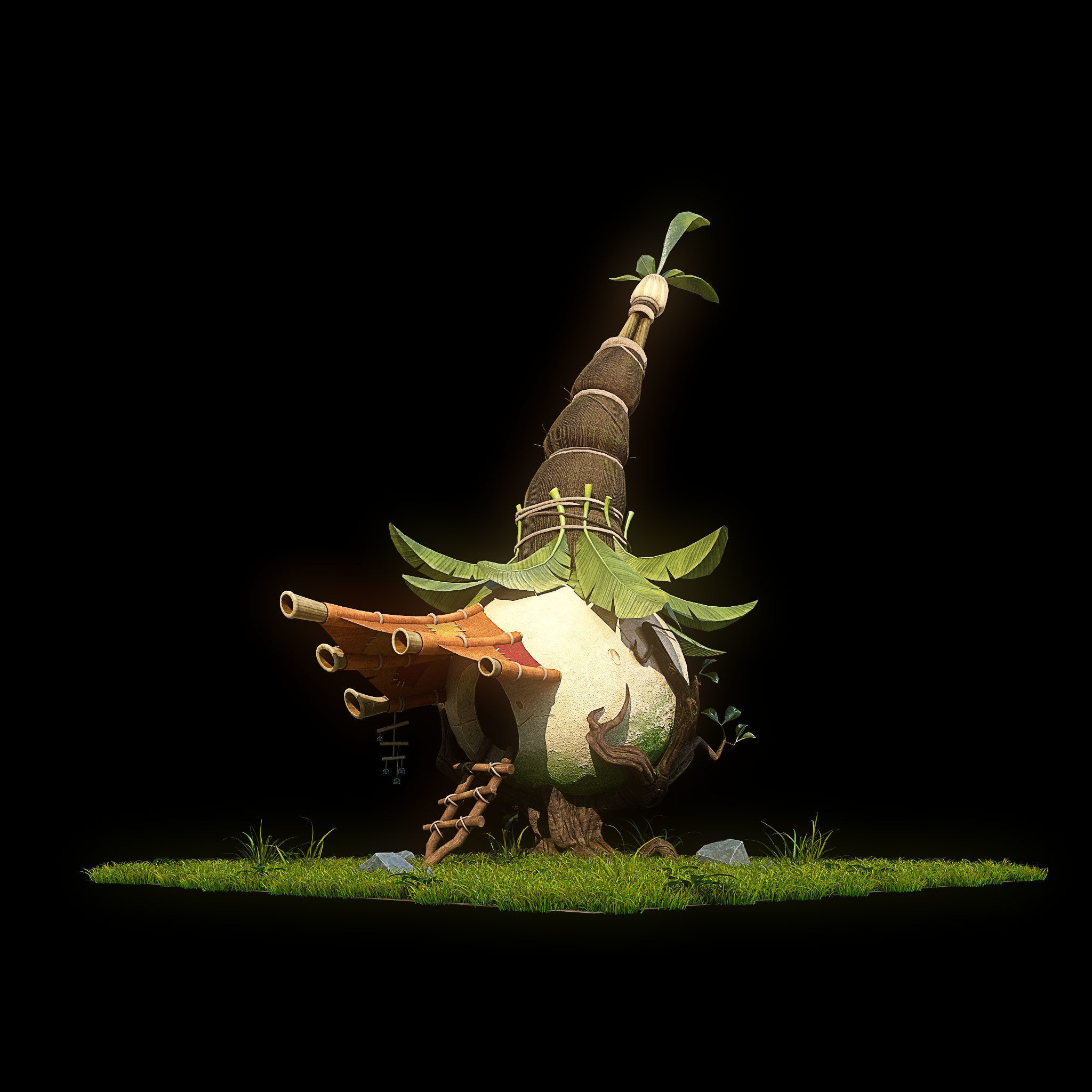 Mini Cartoon House 3D model | CGTrader