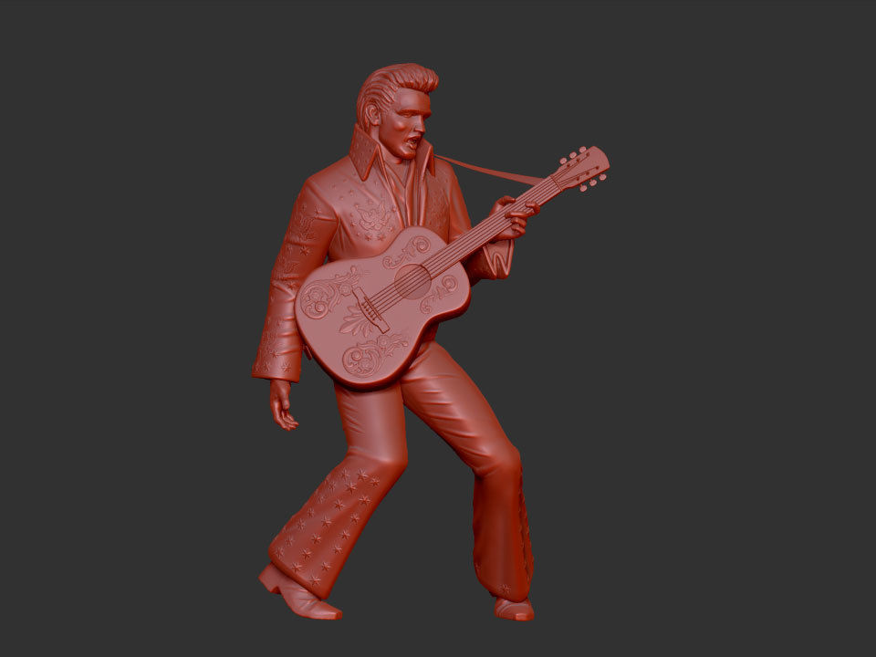 Elvis Presley 3D model 3D printable | CGTrader