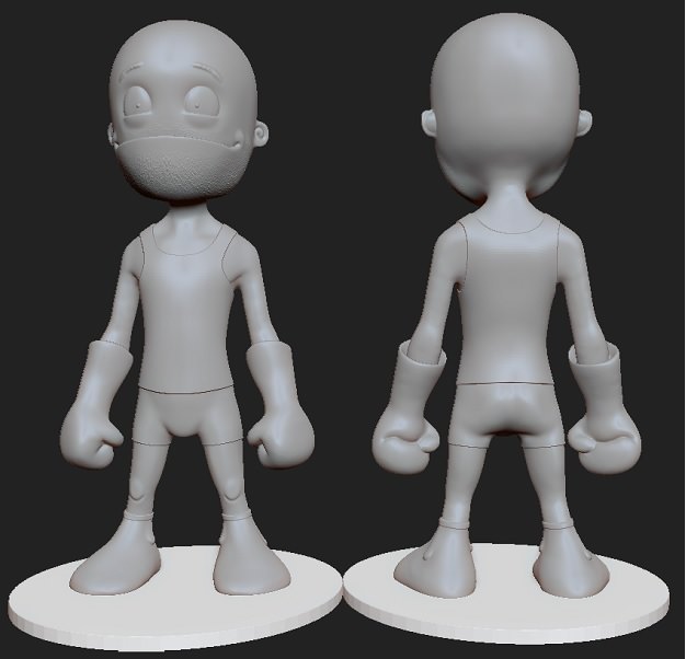 Cartoon Figure 3D model 3D printable | CGTrader