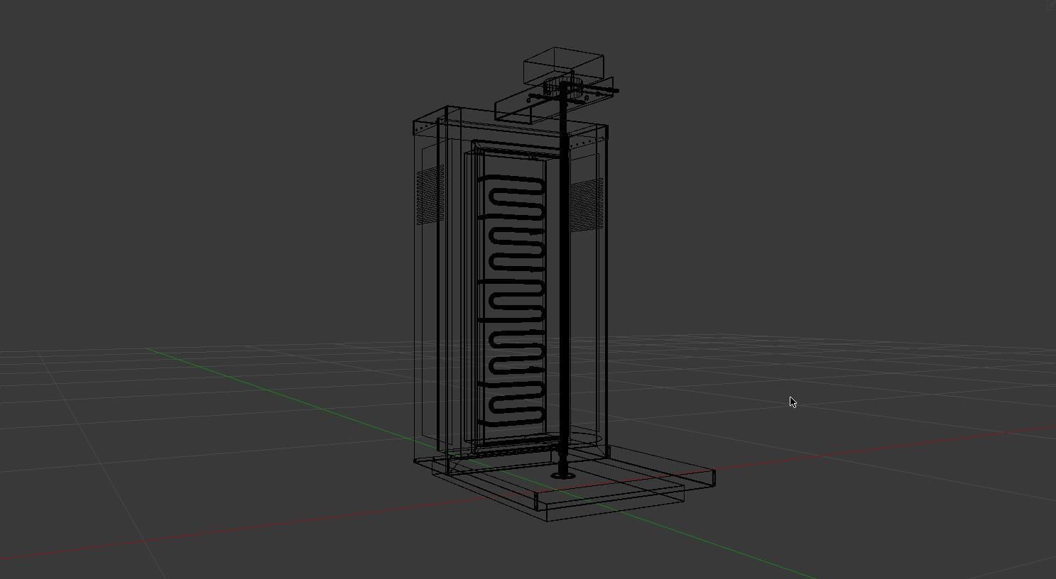 Shawarma machine 3D model | CGTrader