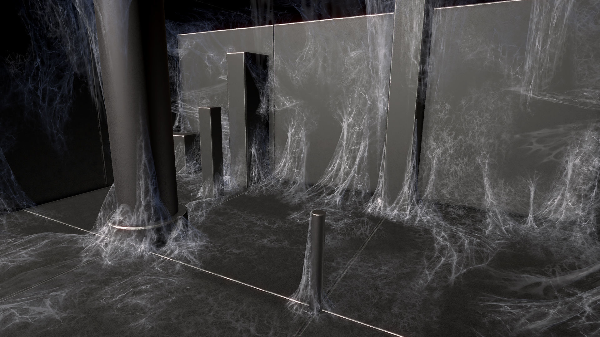 3D model Cobweb pack VR / AR / low-poly | CGTrader