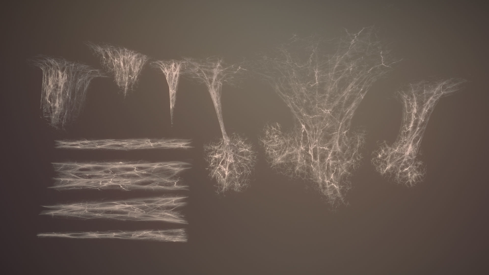 3D model Cobweb pack VR / AR / low-poly | CGTrader