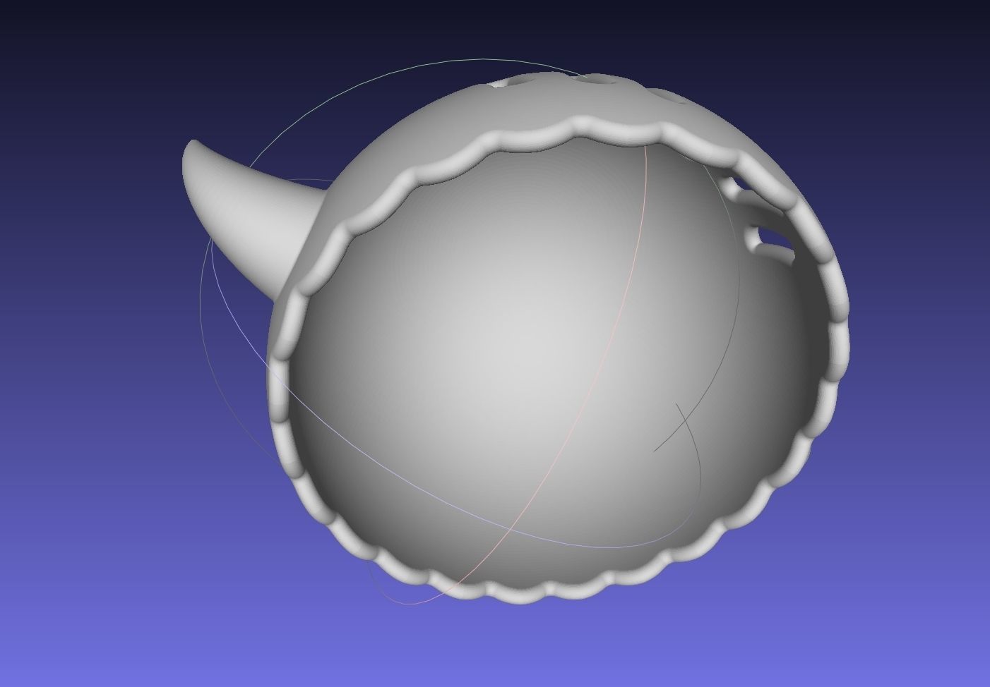 Seven Deadly Sins King Helbram Helmet Printable Model 3D model 3D ...