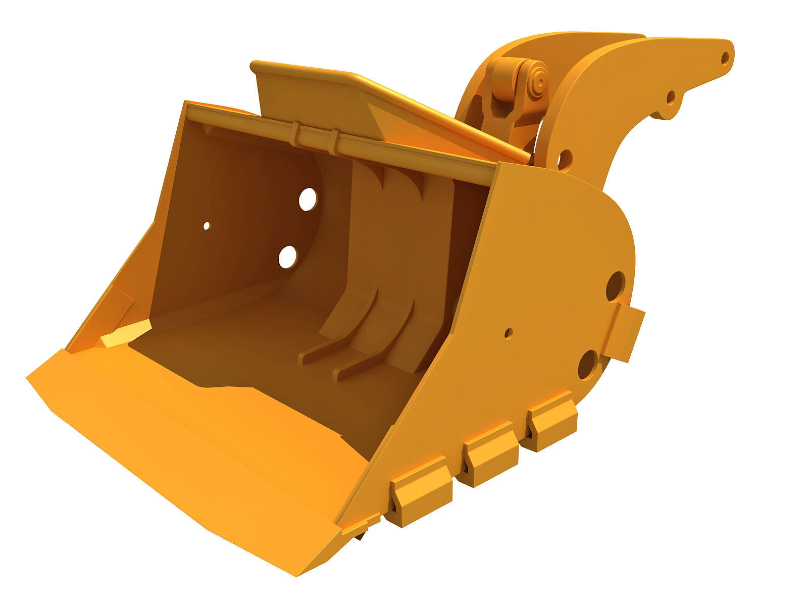 Excavator Bucket 3D model | CGTrader