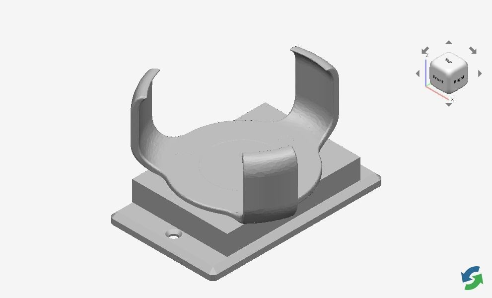 Alexa Echo Dot Wall Holder 3D model 3D printable | CGTrader