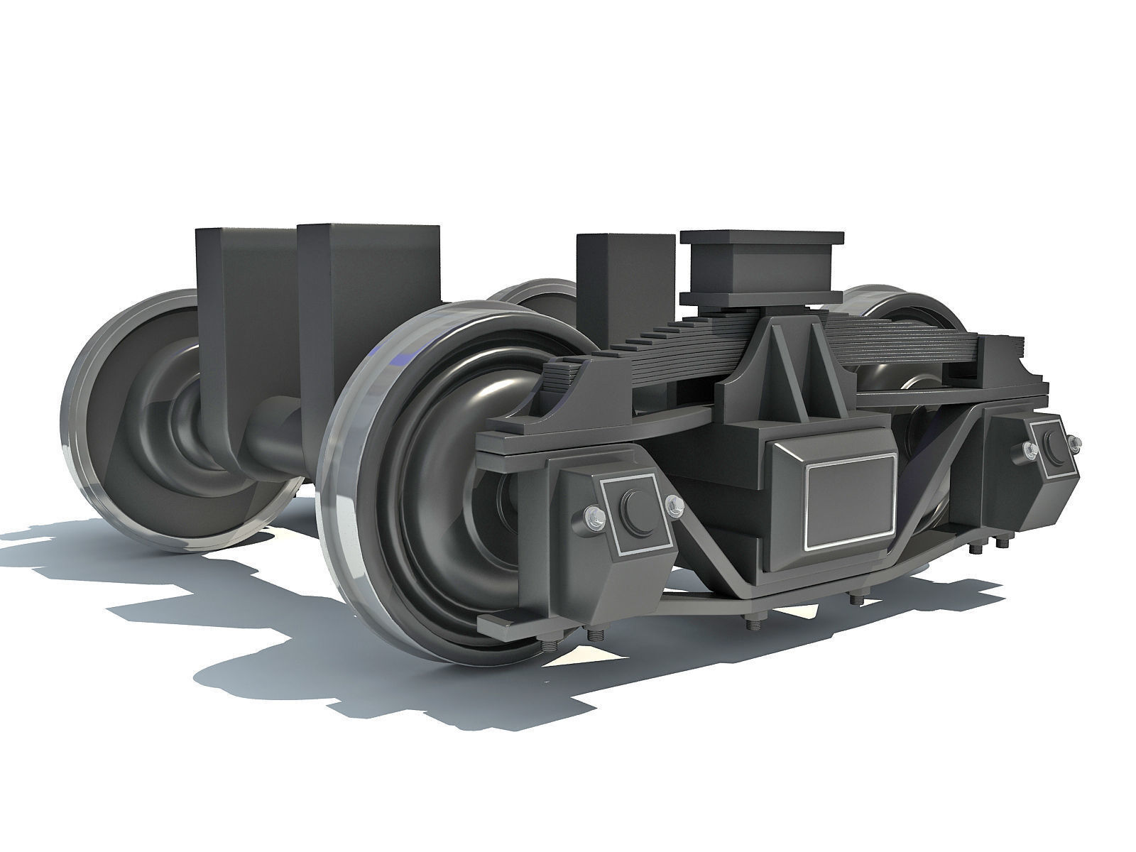 Train Wheels 3D model | CGTrader
