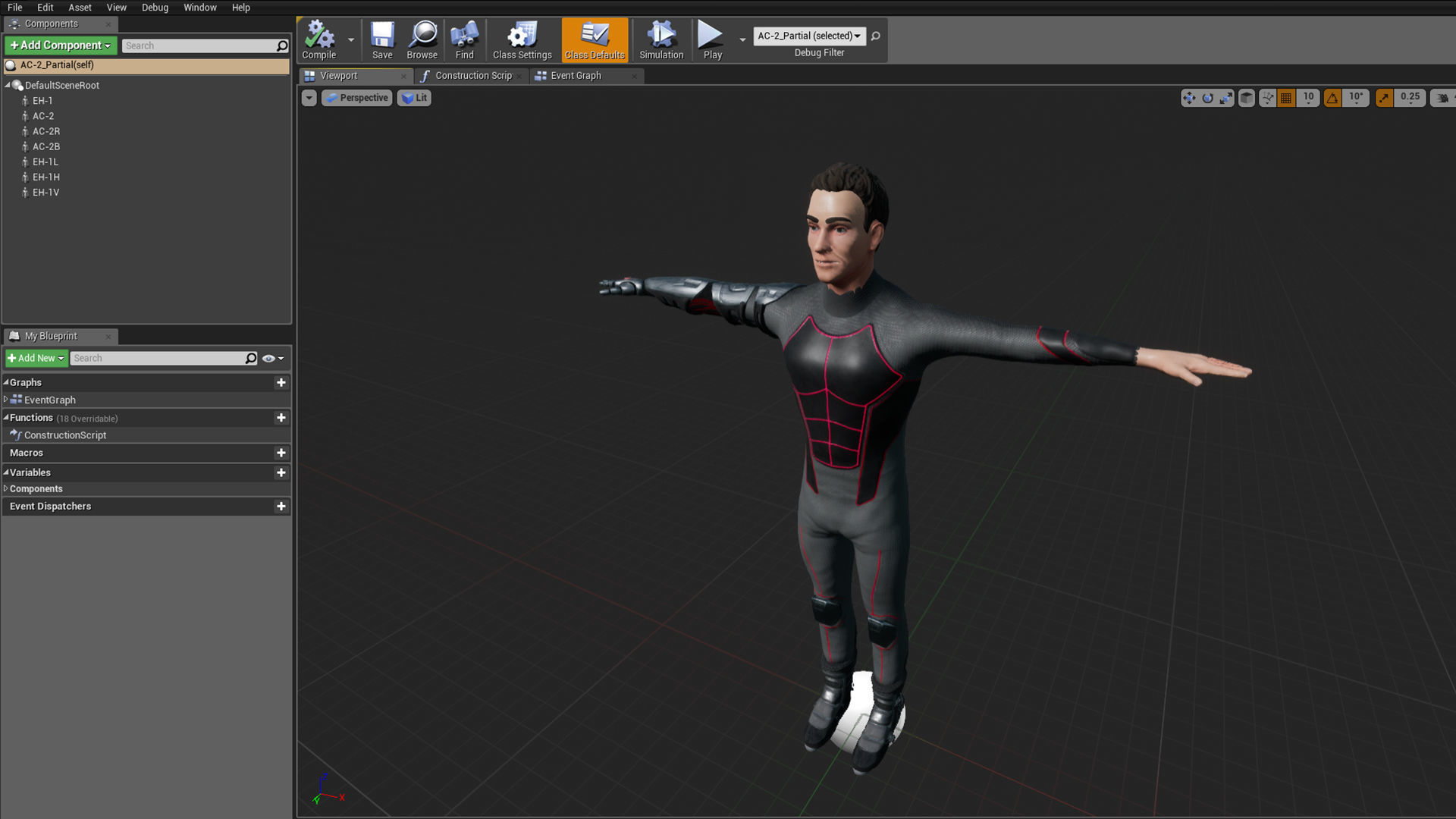 3D model Sci-fi suit AC-2 modular pack VR / AR / low-poly | CGTrader