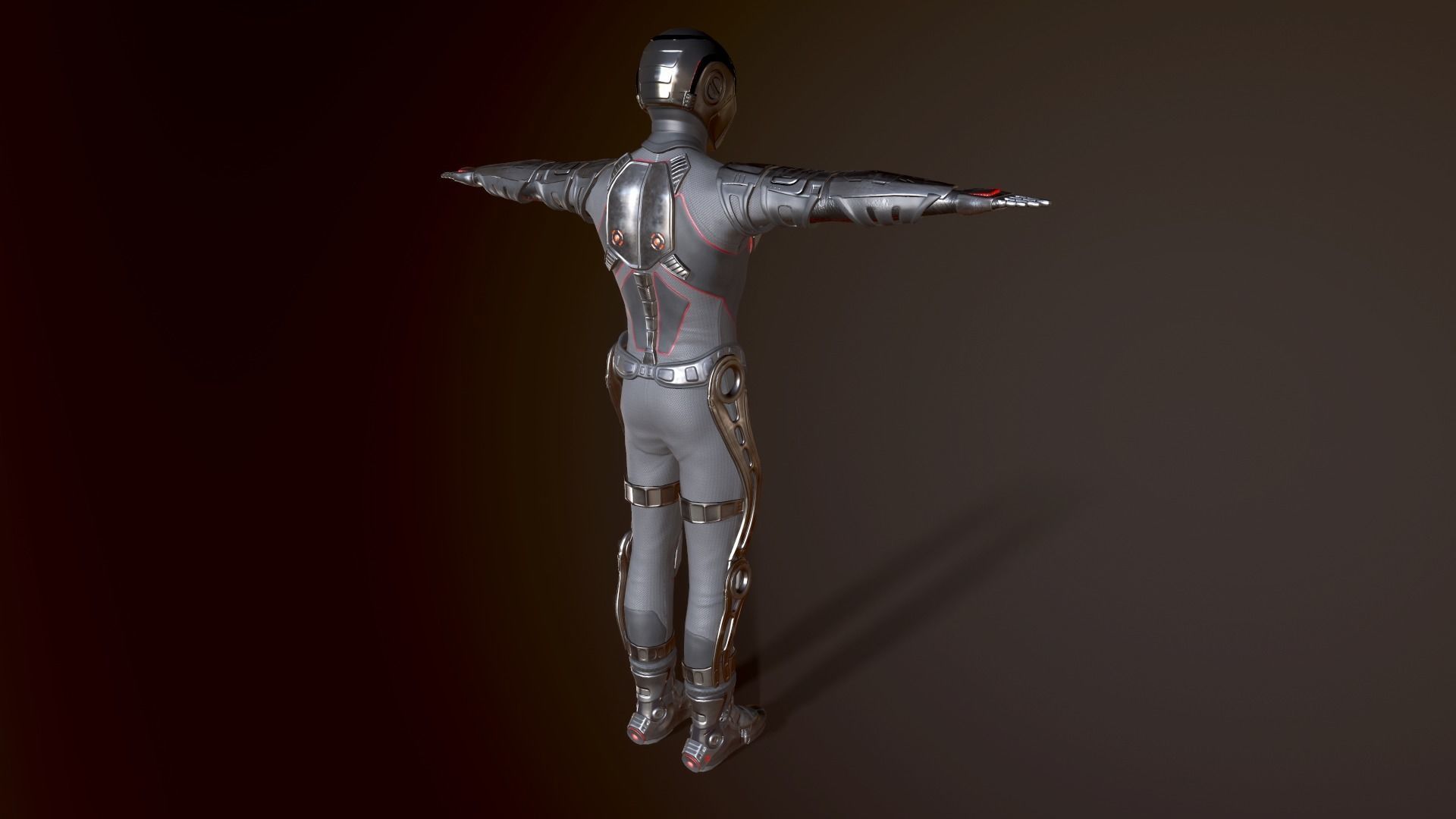 3D model Sci-fi suit AC-2 modular pack VR / AR / low-poly | CGTrader