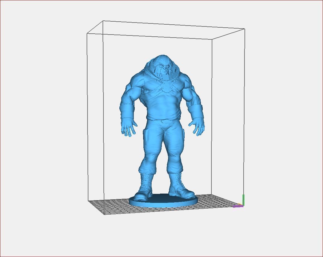 Juggernaut Marvel Comics STL SLA 3D model 3D printable | CGTrader