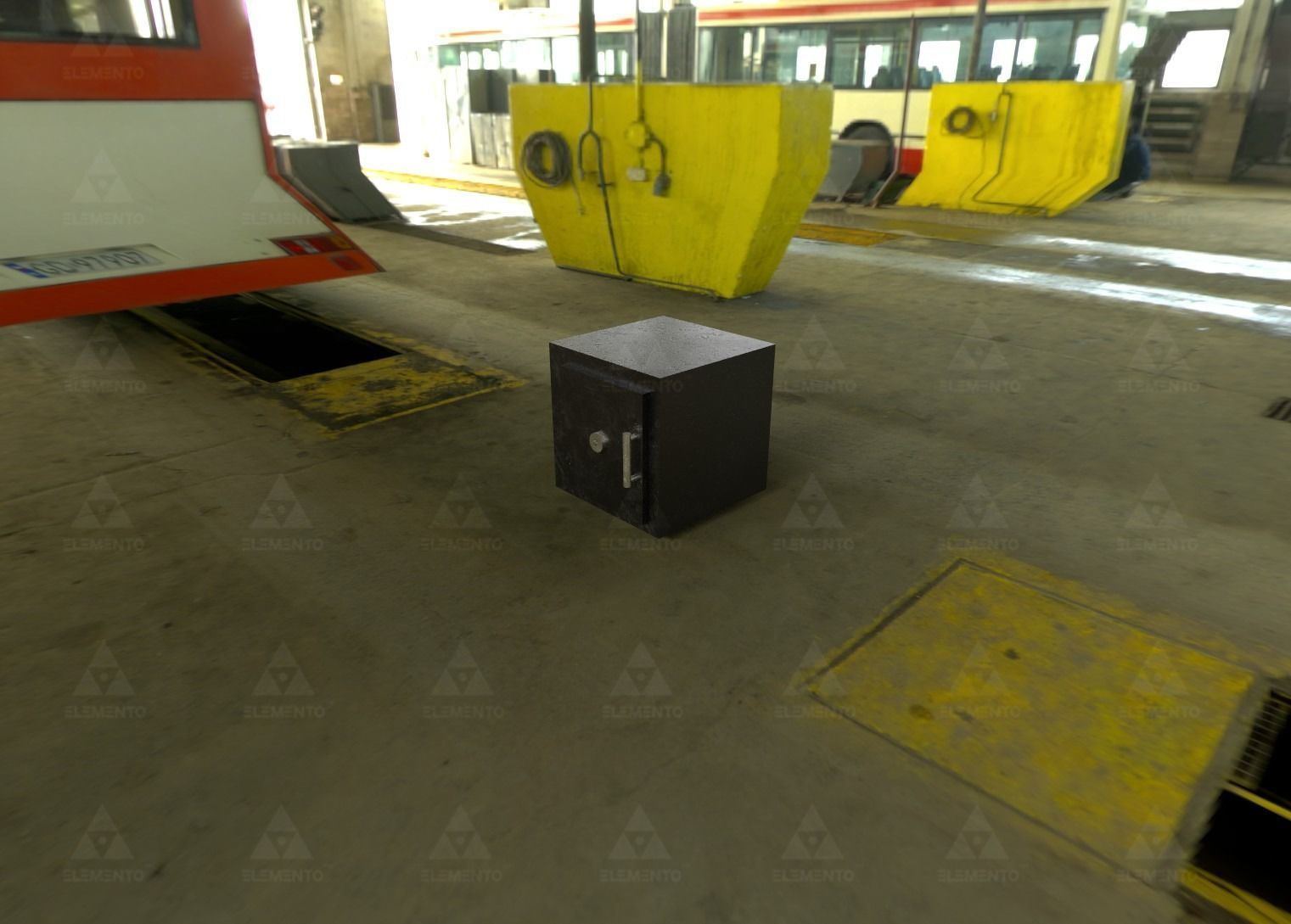 3D model Security Safe Vault - VR / AR / low-poly | CGTrader