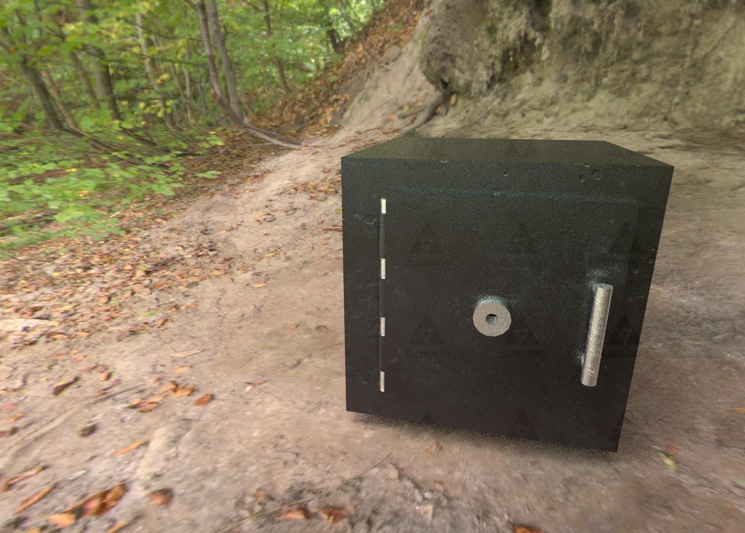 3D model Security Safe Vault - VR / AR / low-poly | CGTrader