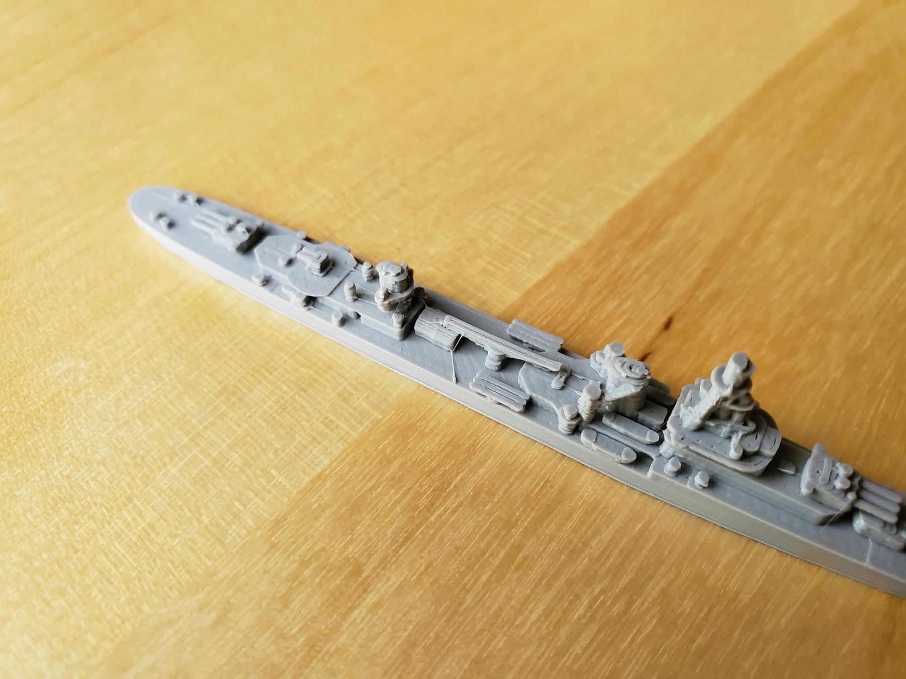 French Cruiser Emile Bertin 3D model 3D printable | CGTrader