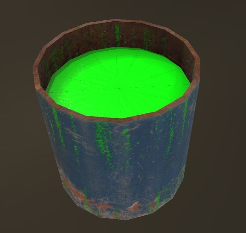 3D model Toxic Waste Tank VR / AR / low-poly | CGTrader
