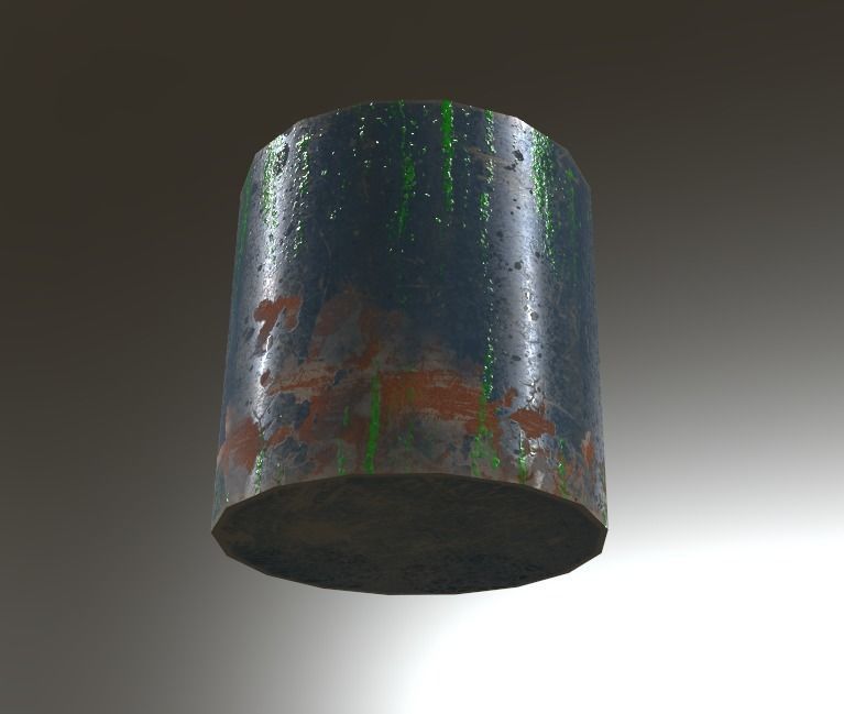 3D model Toxic Waste Tank VR / AR / low-poly | CGTrader