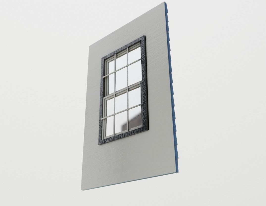 3D model Modular house textured and well uv unwrapped VR / AR / low ...