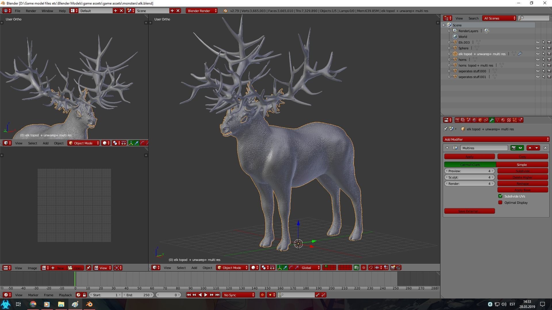 infected monsters 3D model | CGTrader