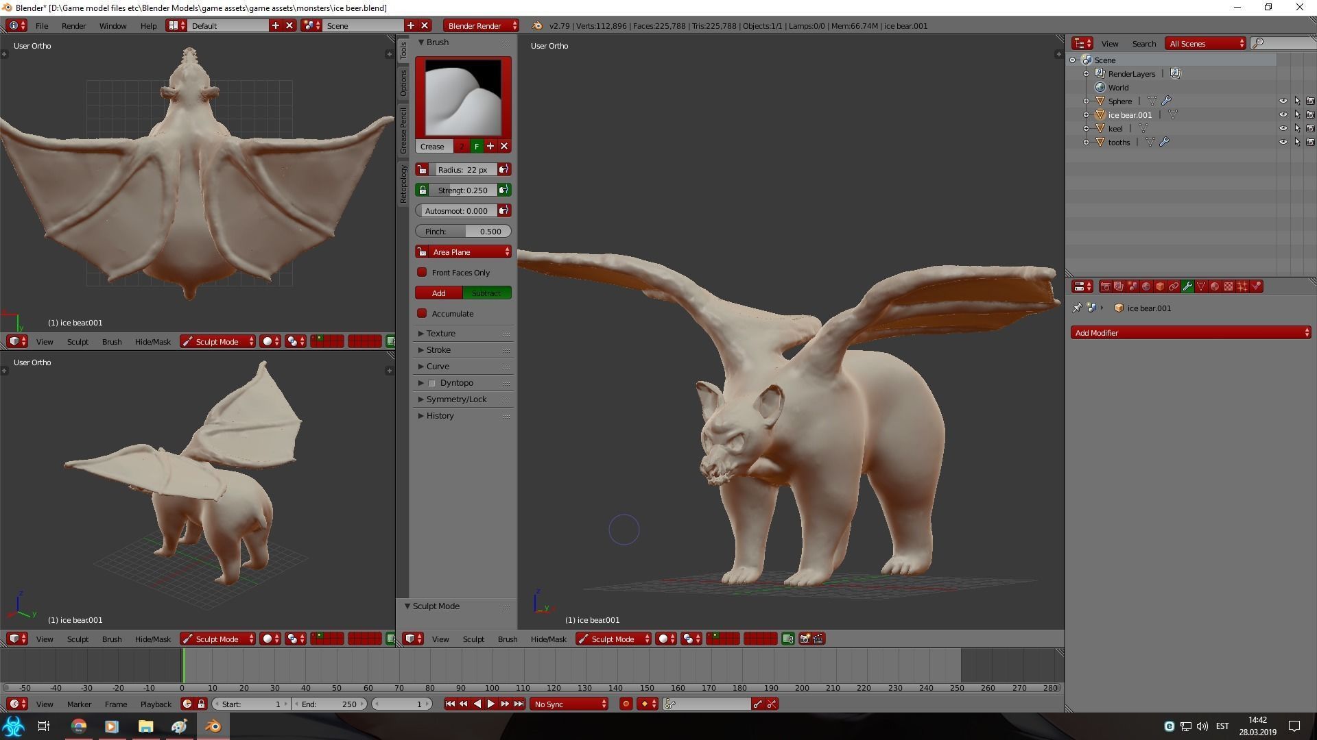 infected monsters 3D model | CGTrader