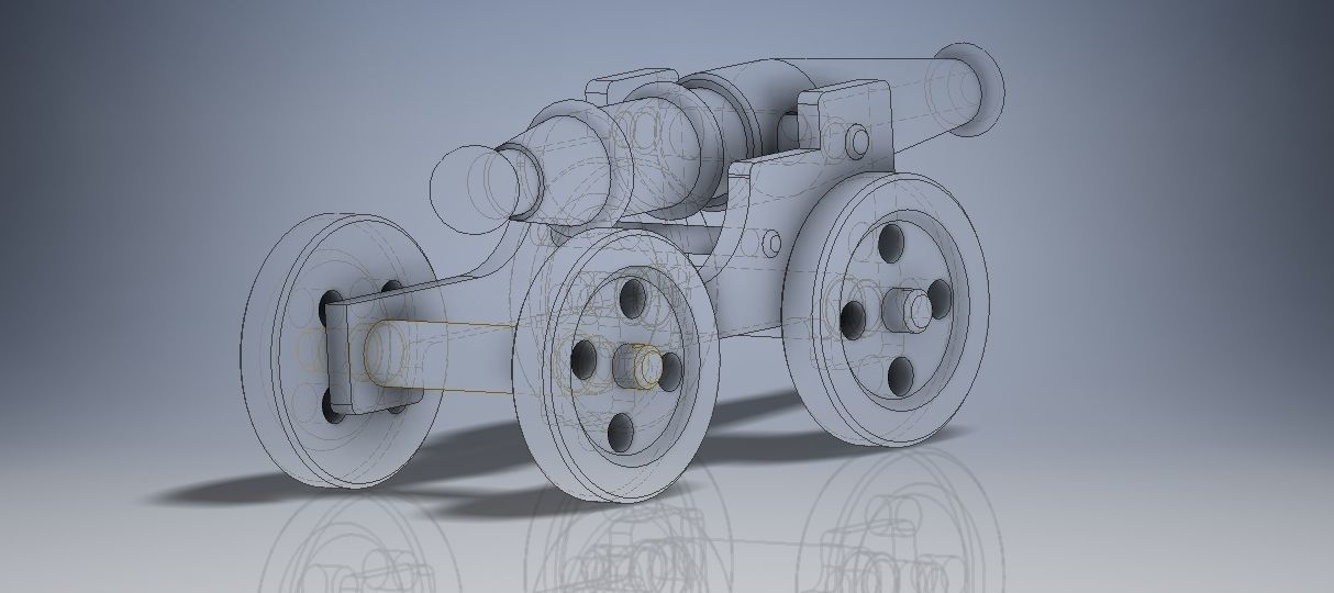 Vintage Cannon 3D model 3D printable | CGTrader