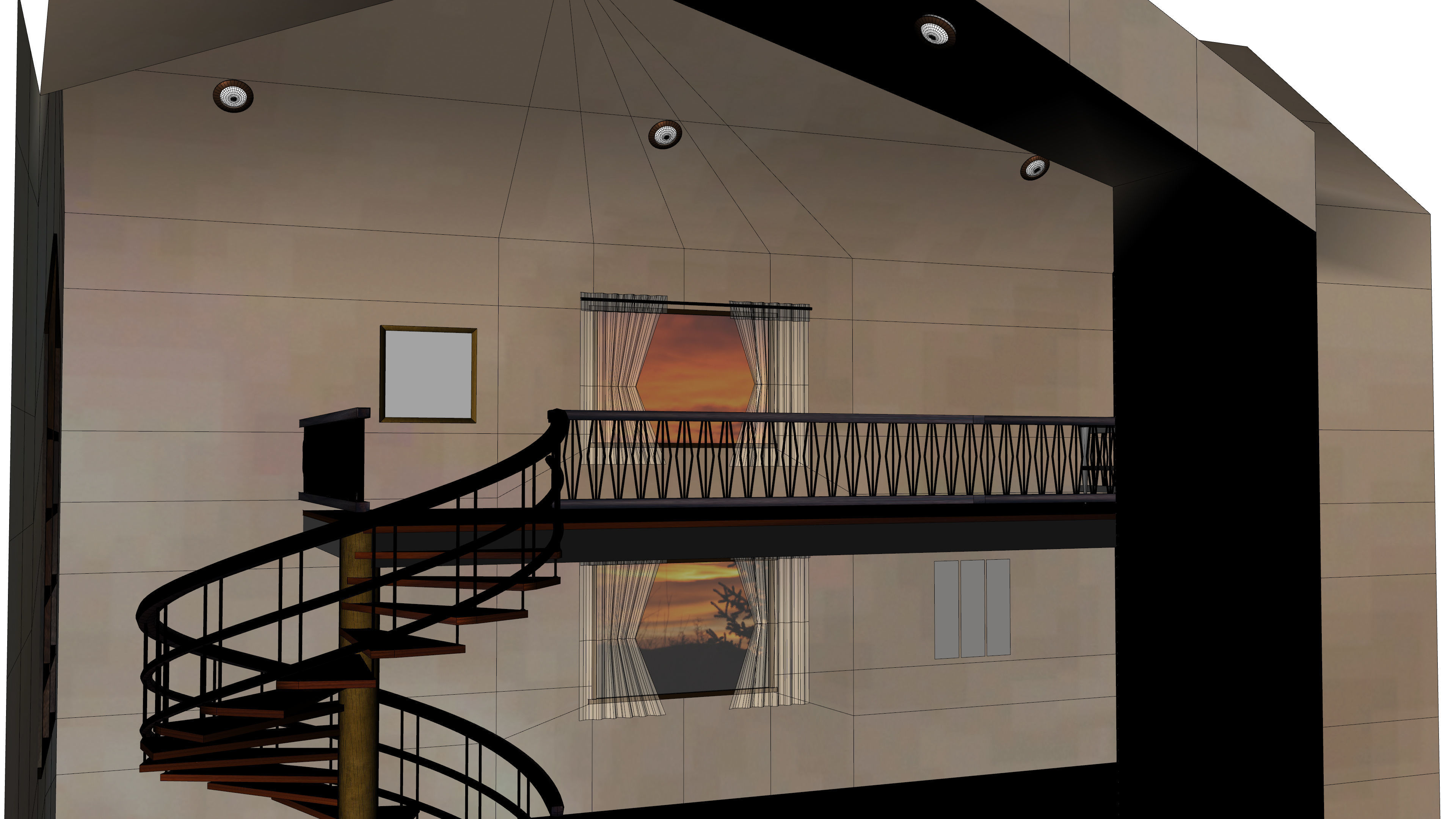 Basic scene layout free 3D model | CGTrader