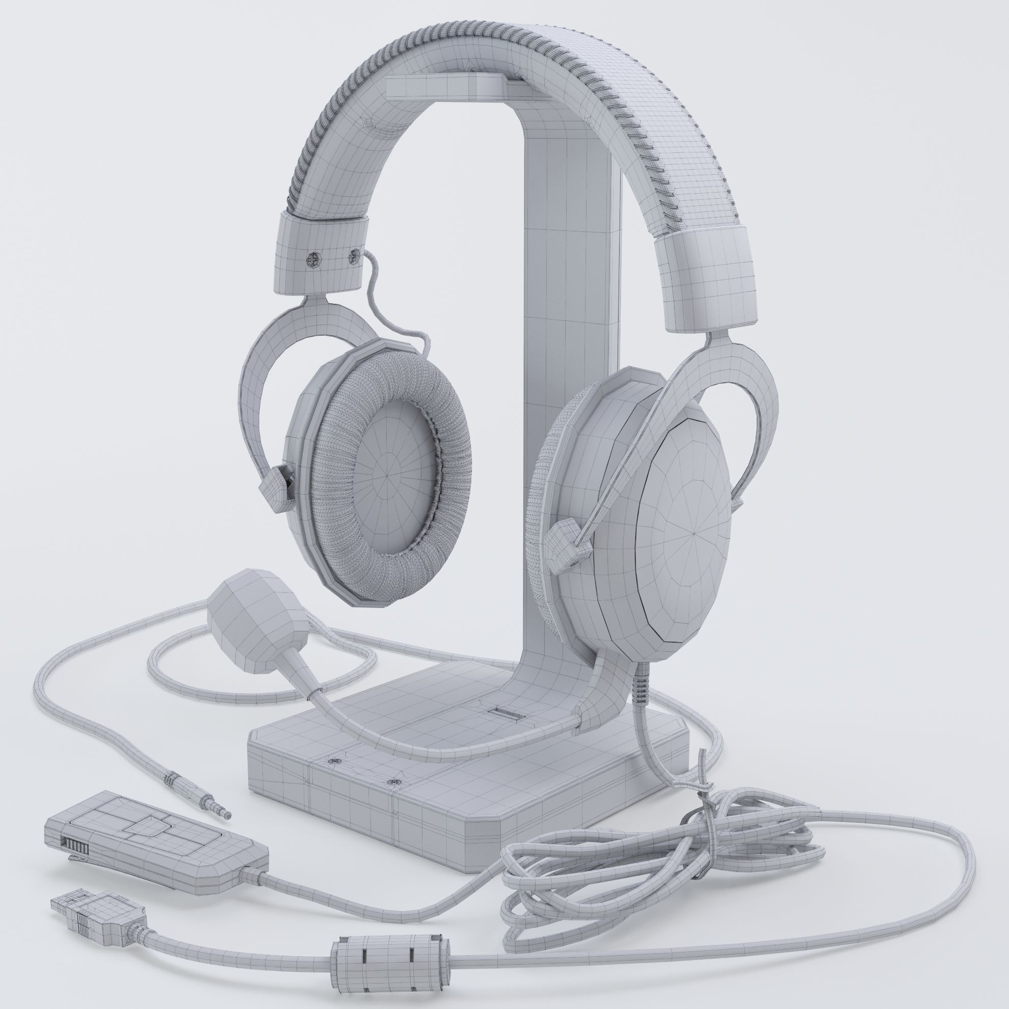 Gaming headphones HyperX Cloud II Red 3D model | CGTrader