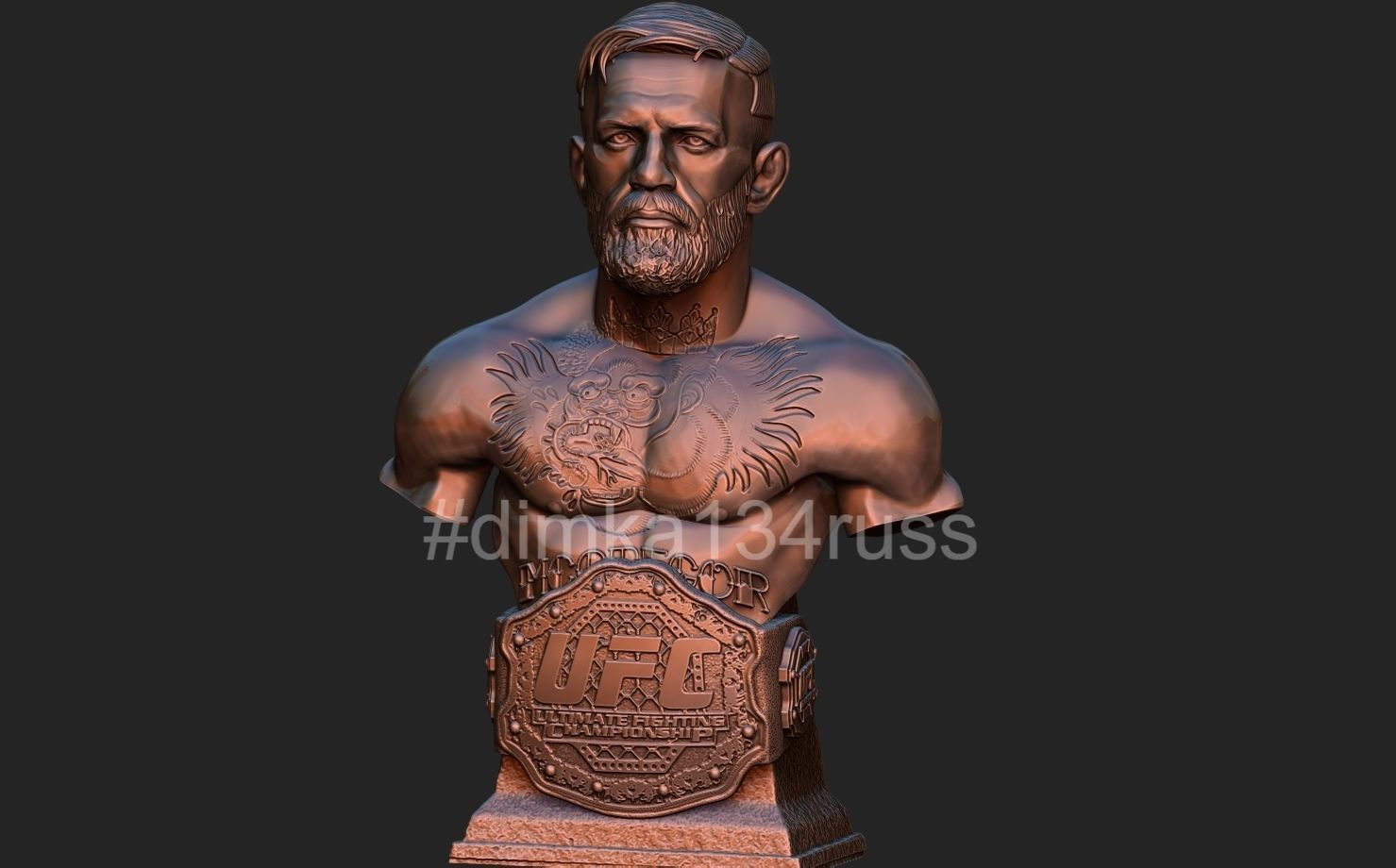 conor mcgregor ufc mma stl 3D model 3D printable | CGTrader