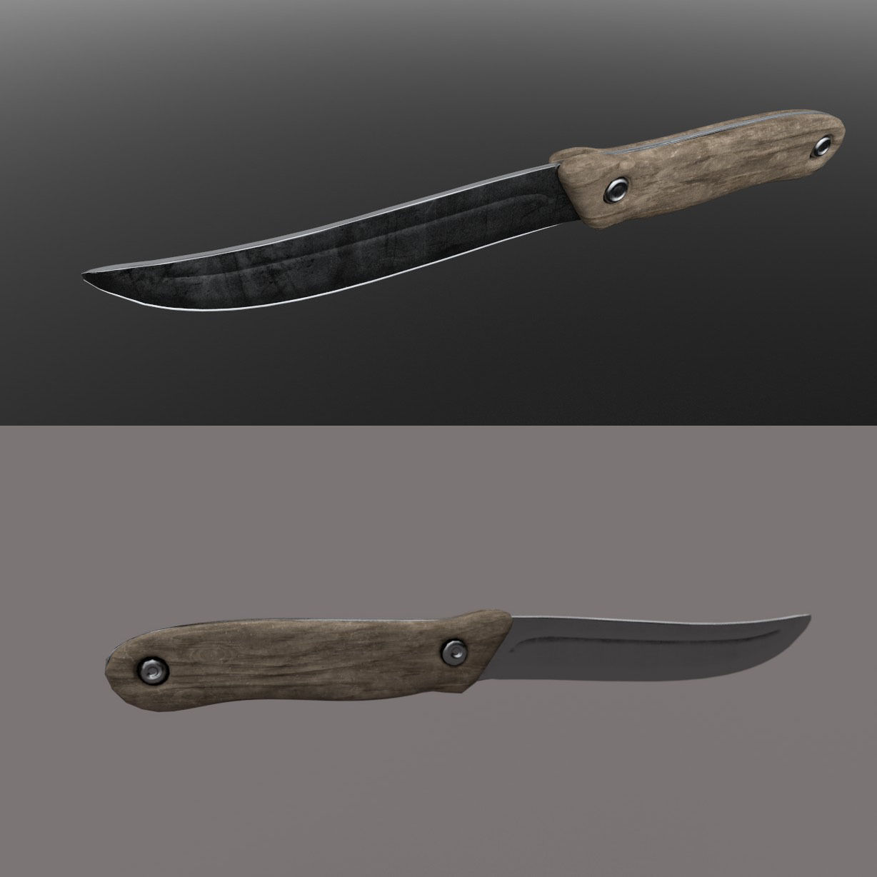 3D model Simple KNIFE VR / AR / low-poly | CGTrader