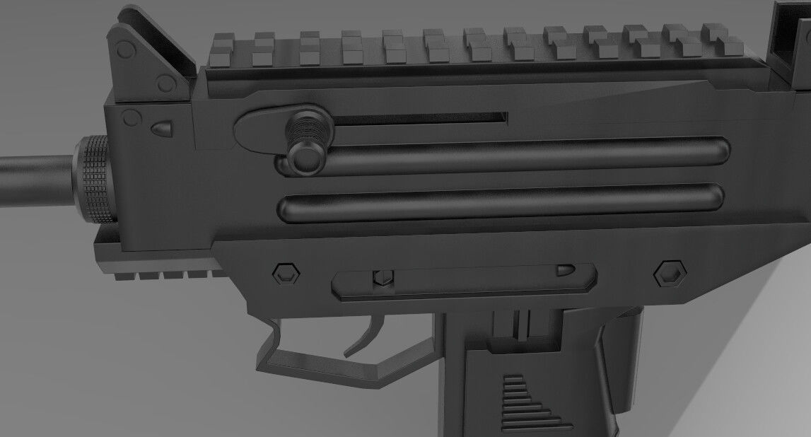 UZI PRO PUBG - GUN 3D model | CGTrader