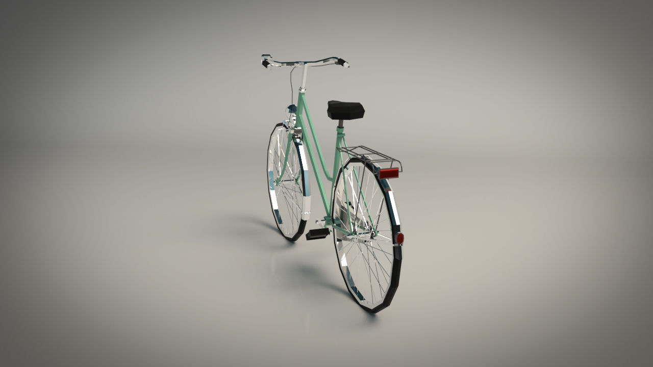 3D model Low Poly Ladies Bike VR / AR / low-poly | CGTrader