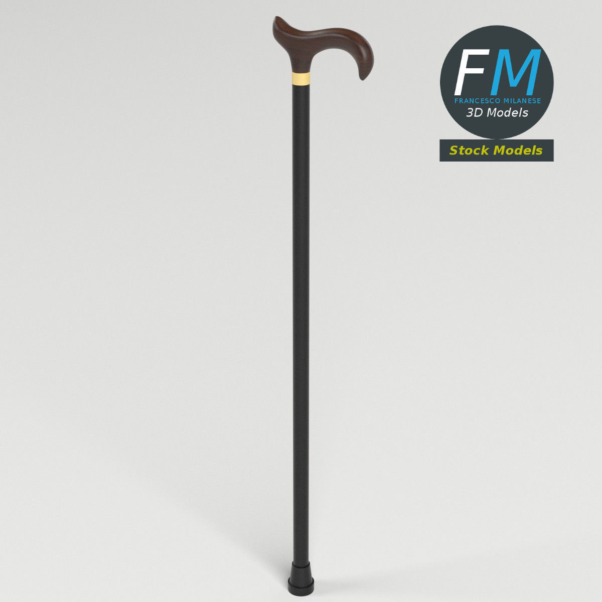 Walking stick 2 3D model | CGTrader