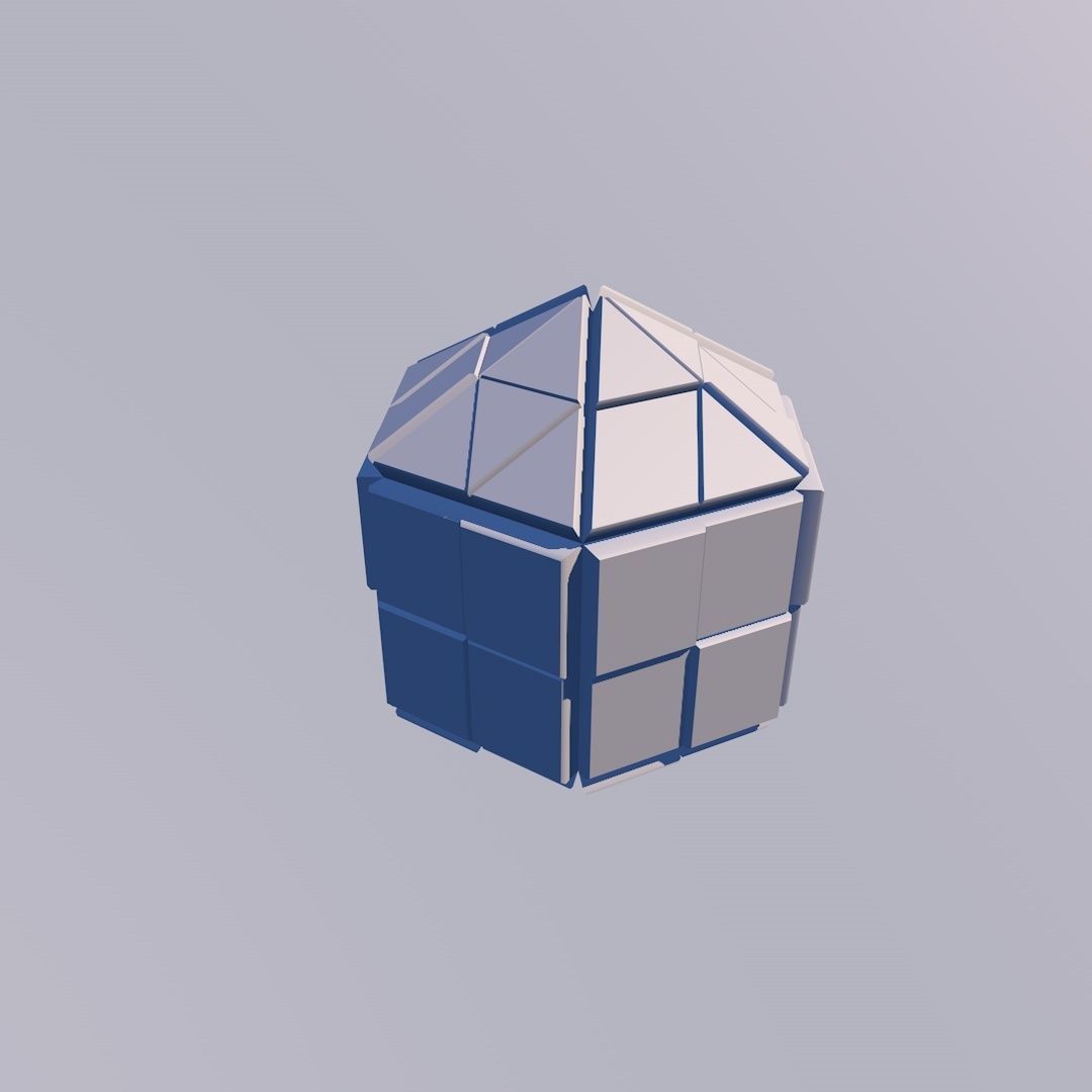Sci Fi Object No15 - Pyramid Sphere Torus 2019 Low Poly 3D model | CGTrader