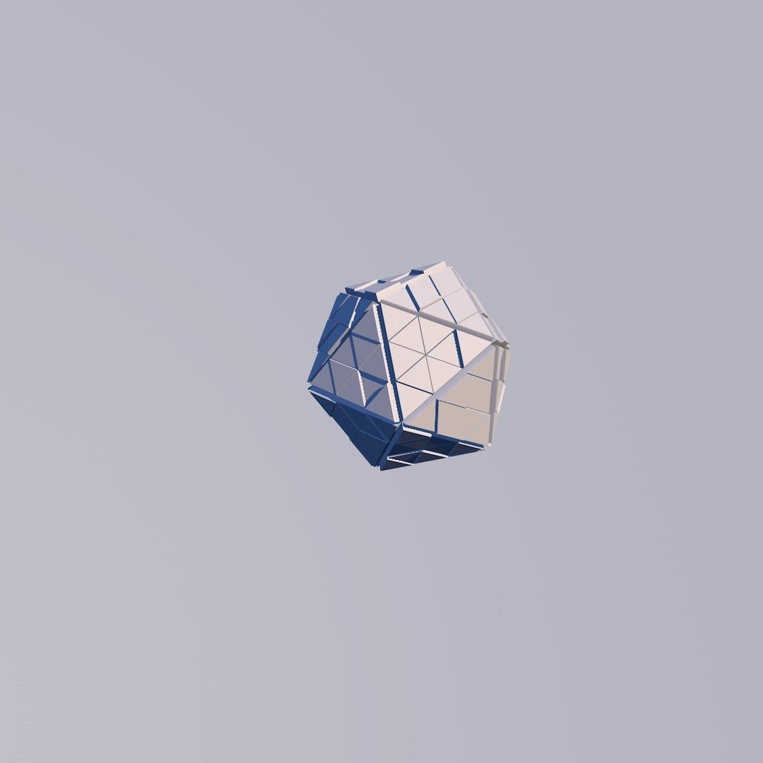 Sci Fi Object No 16 - Pyramid Sphere Torus 2019 Low Poly 3D model ...
