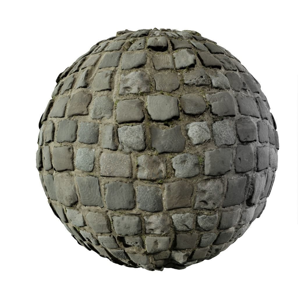 PBR - Material Cobblestone Floor 4K Texture | CGTrader