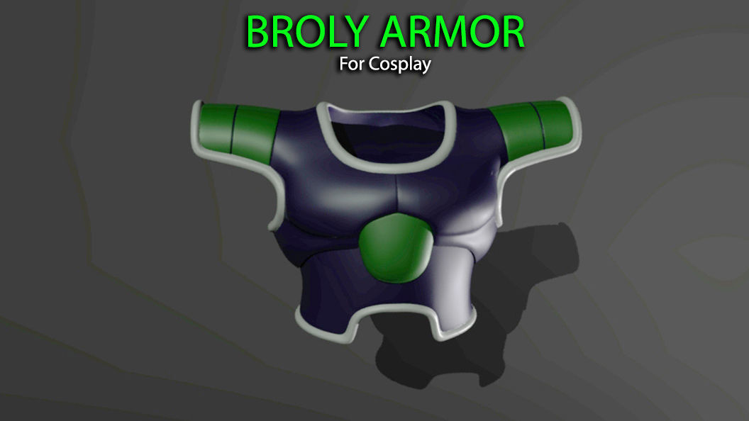 Broly Armor - Dragon ball - For Cosplay 3D model 3D printable | CGTrader