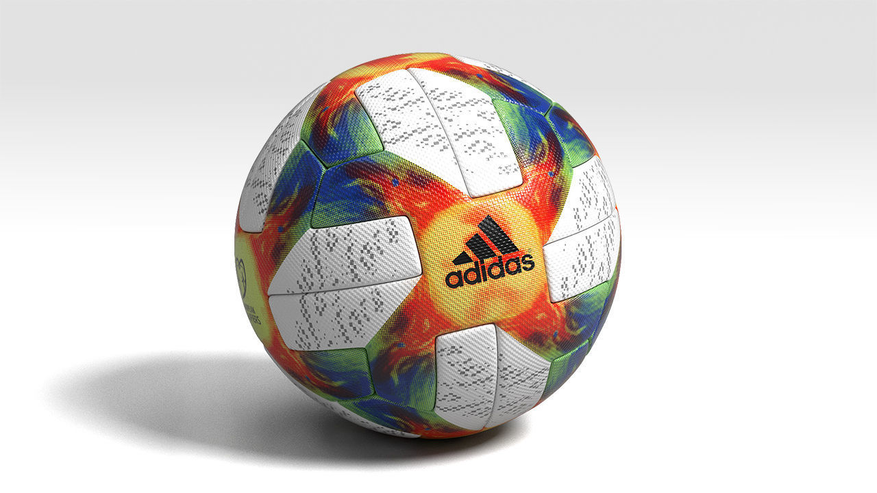 3D model Euro Qualifier 2020 Official Ball Vray VR / AR / low-poly ...