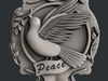 3d STL models for 3d printer dove peace 3D model 3D printable | CGTrader