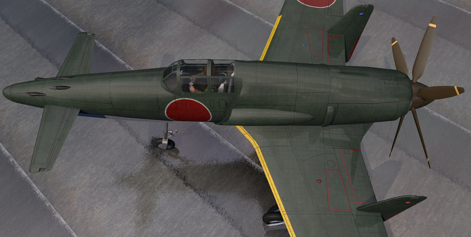 Kyushu J7W1 Shinden 3D model | CGTrader