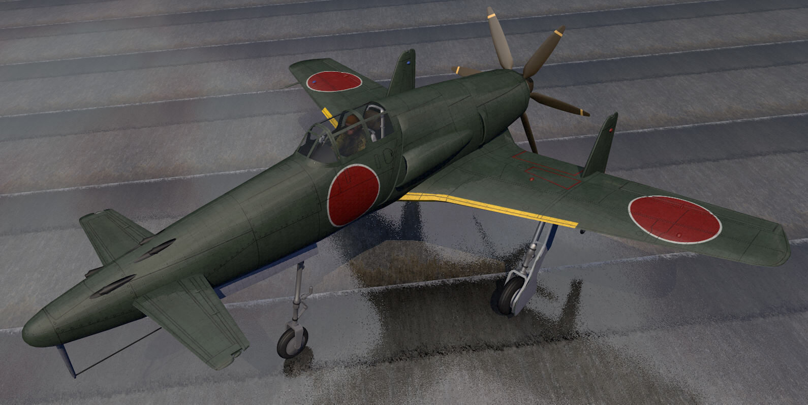 Kyushu J7W1 Shinden 3D model | CGTrader